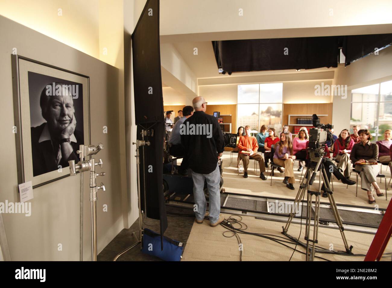 In this March, 12, 2010 photo, a picture of the Church of Scientology ...