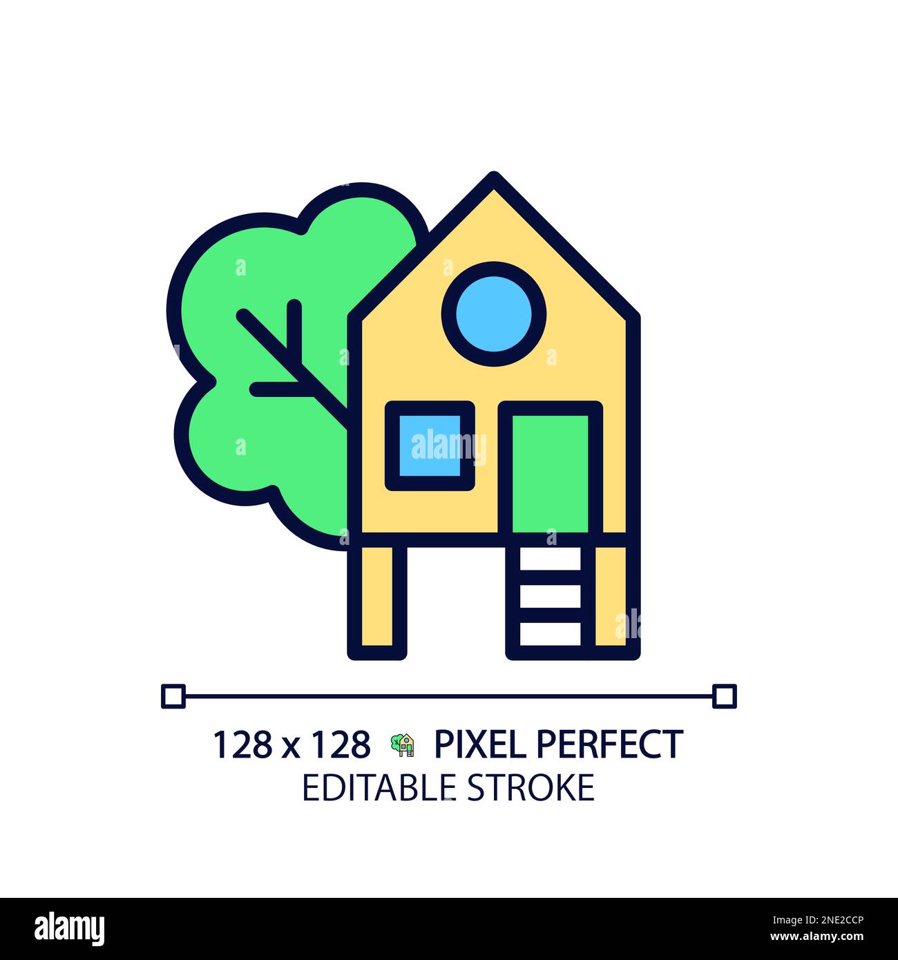 Treehouse Cut Out Stock Images & Pictures - Alamy