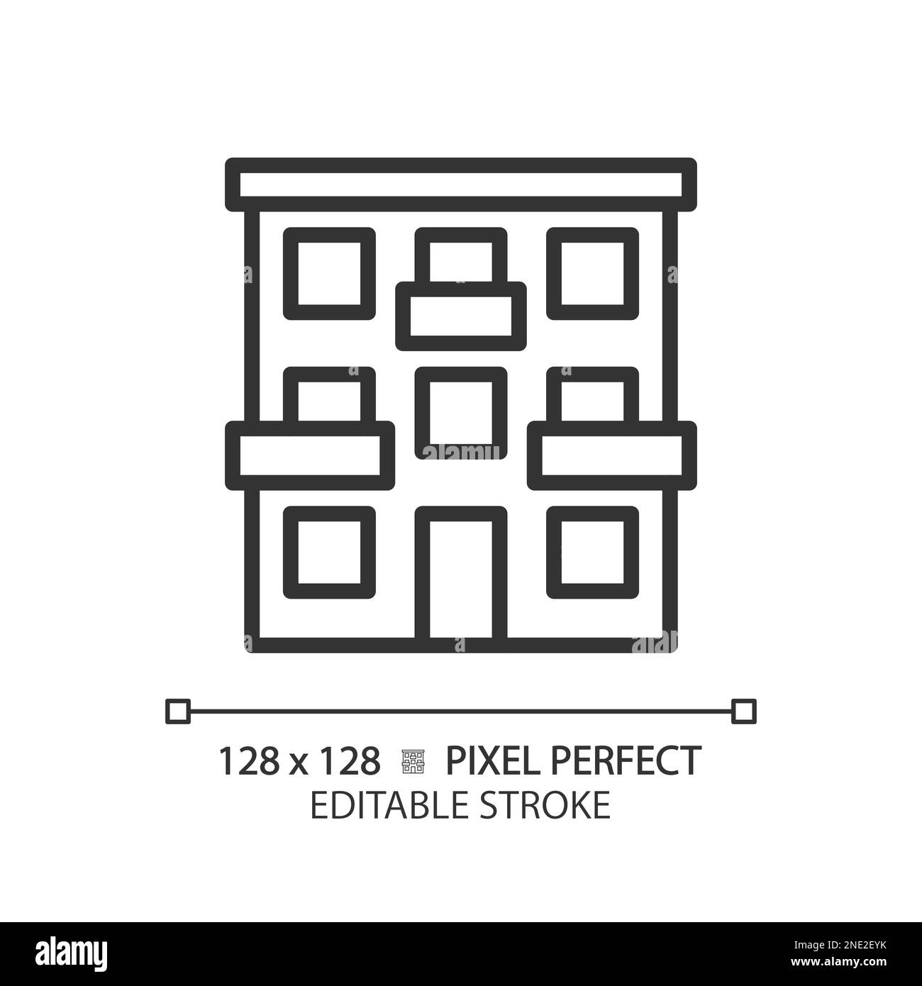 Apartment building unit Cut Out Stock Images & Pictures - Alamy