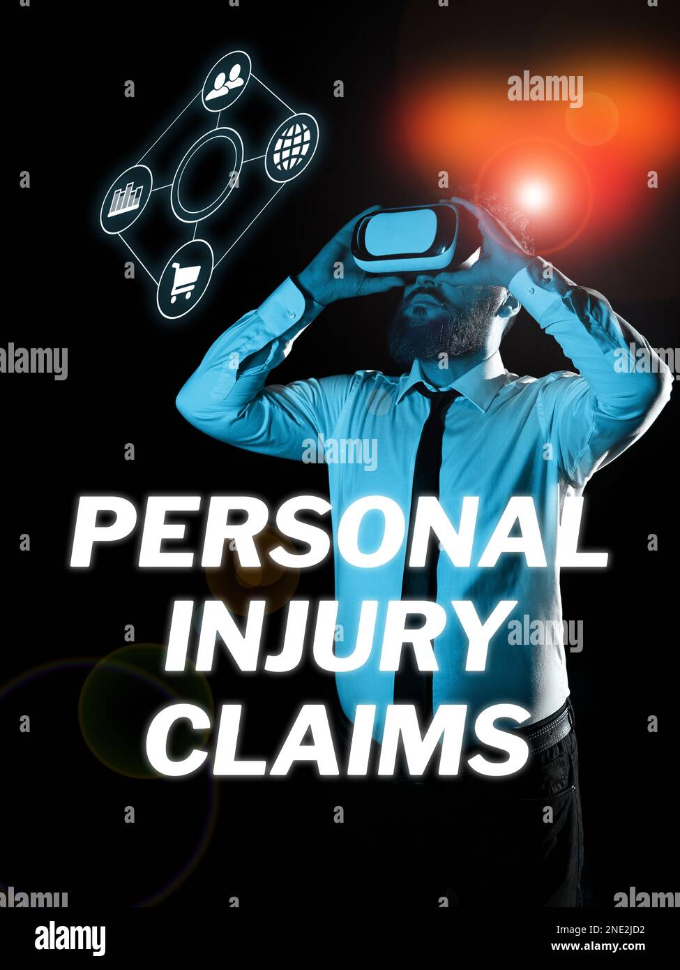 Text sign showing Personal Injury Claims. Word Written on being hurt or ...