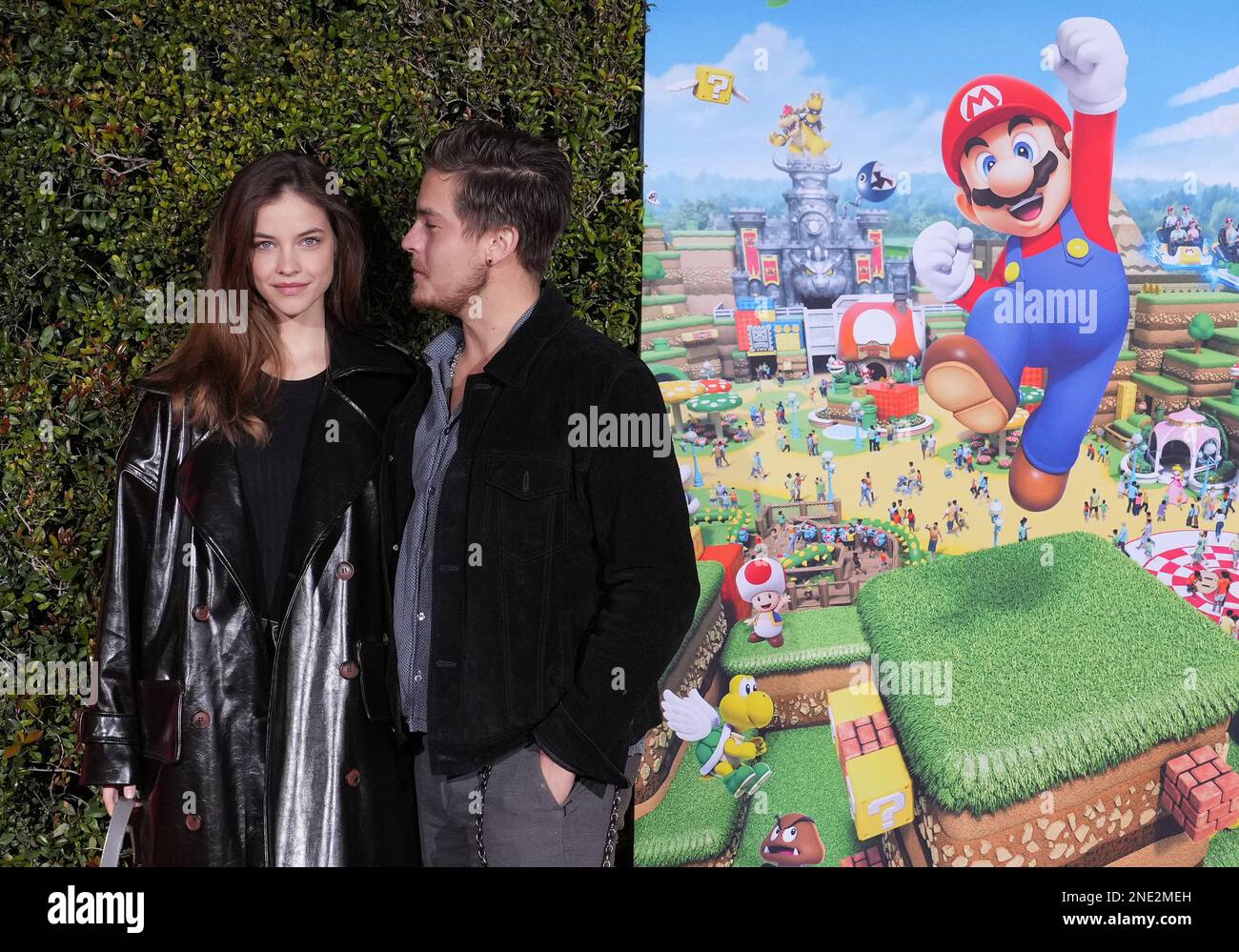 (L-R) Barbara Palvin and Dylan Sprouse at the Universal Studios ...
