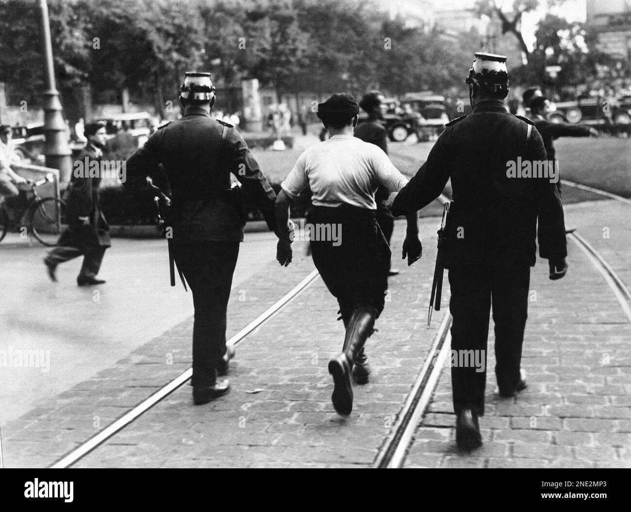 Nazis have arranged demonstrations in front of the Reichstag building ...