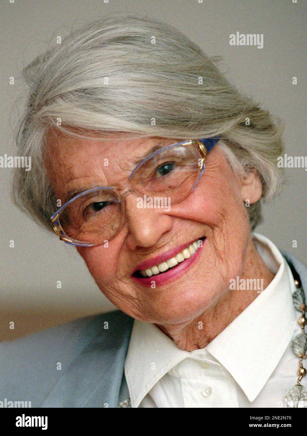 FILE - In this July 2, 1996 file picture Elisabeth Noelle-Neumann is ...