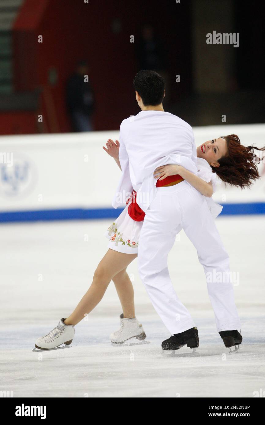 Italy's Anna Cappellini and Luca Lanotte perform their ice original ...