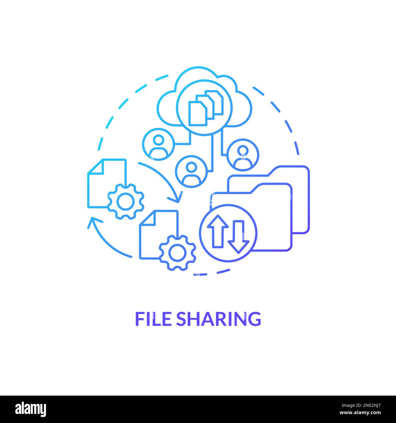File sharing blue gradient concept icon Stock Vector Image & Art - Alamy File sharing blue gradient concept icon Stock Vector Image & Art - Alamy