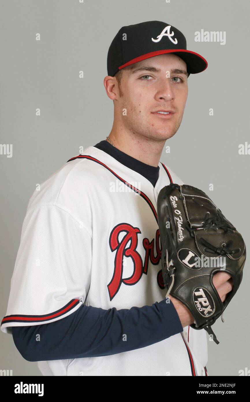 This is a 2010 photo of Eric O'Flaherty of the Atlanta Braves baseball ...