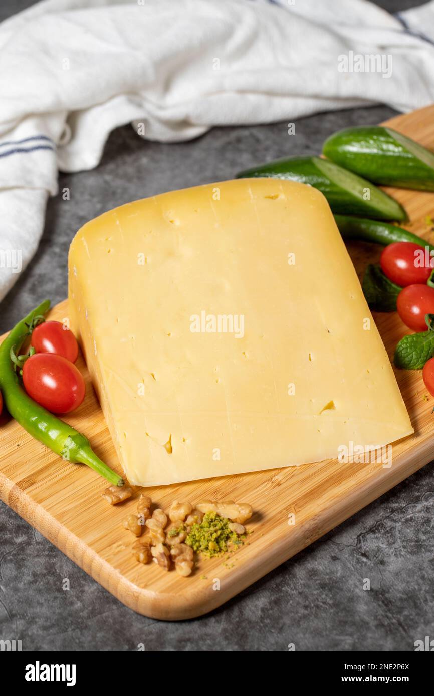 Old cheddar cheese. Traditional Old Sliced Turkish Kars Old Cheddar ...