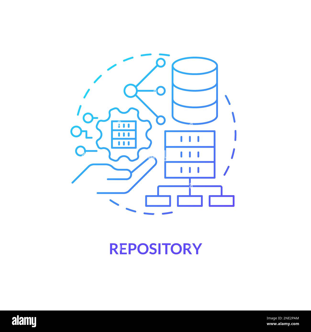 Repository blue gradient concept icon Stock Vector Image & Art - Alamy Repository blue gradient concept icon Stock Vector Image & Art - Alamy