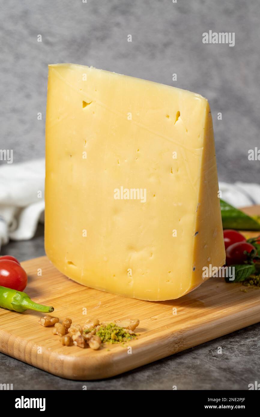 Old cheddar cheese. Traditional Old Sliced Turkish Kars Old Cheddar ...