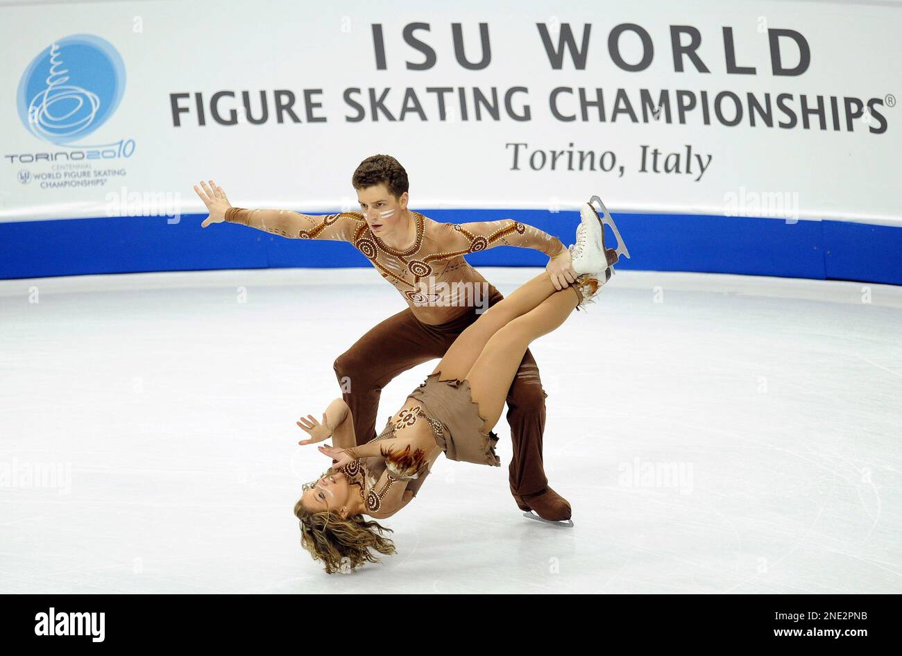 Australia's Danielle O'Brien and Gregory Merrimann perform their ice ...