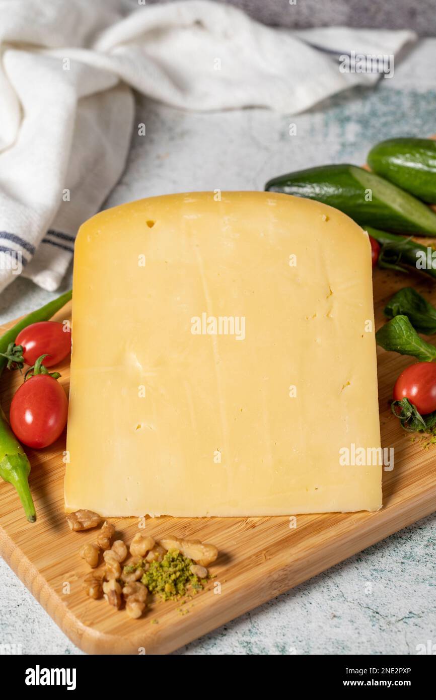 Old cheddar cheese. Traditional Old Sliced Turkish Kars Old Cheddar ...