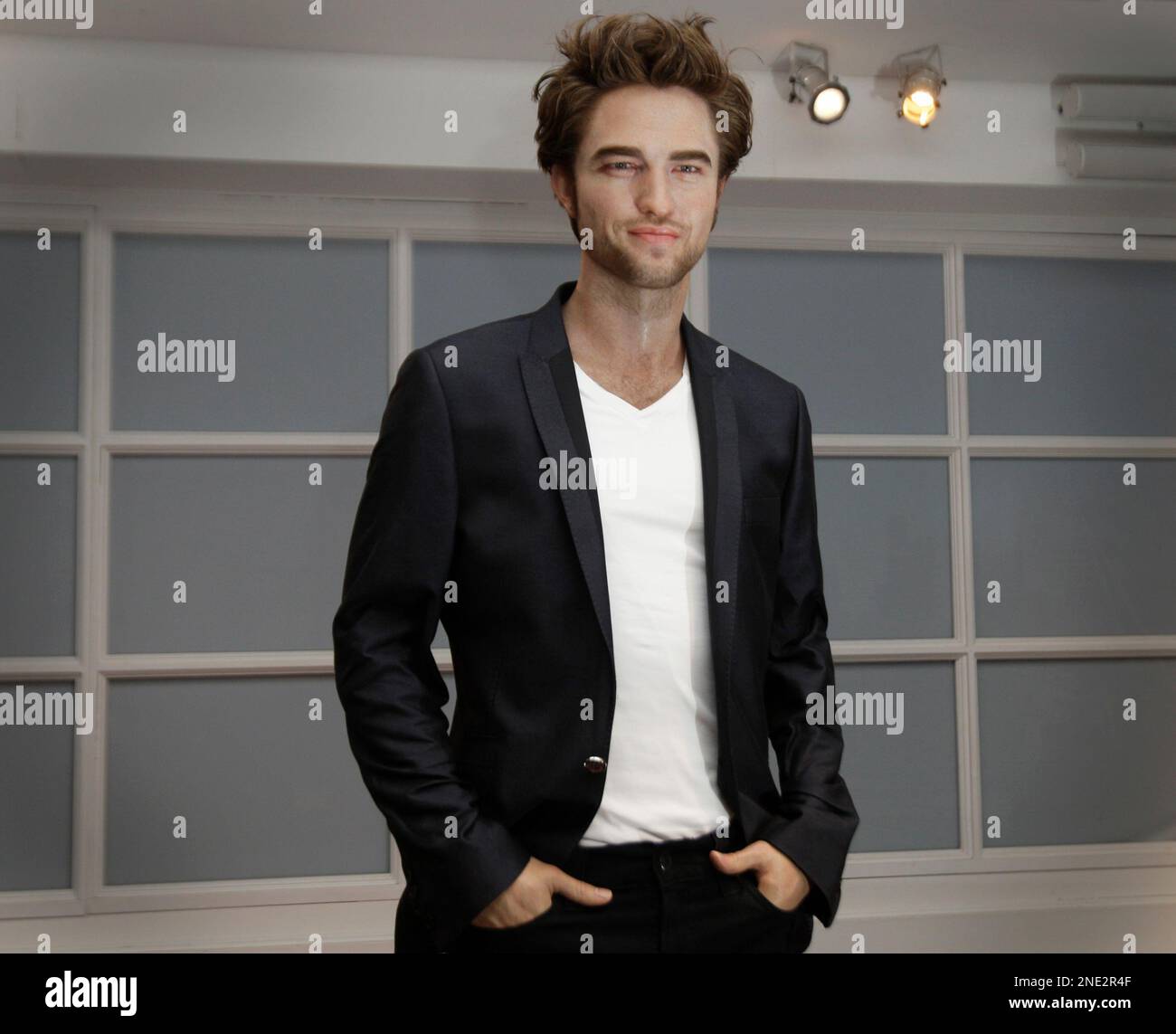 The waxwork of British actor Robert Pattinson is unveiled at Madame ...