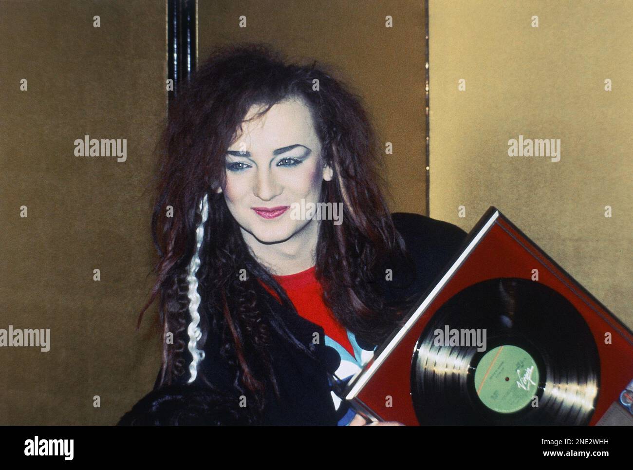 Boy George British pop music singer in Tokyo, Japan in June 1984 ...