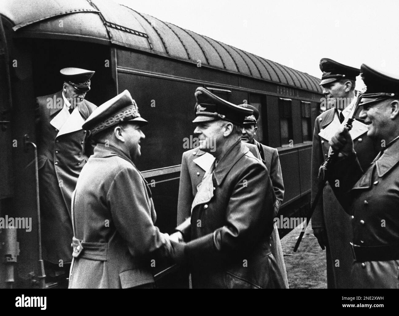 German Minister of Foreign Affairs Joachim Von Ribbentrop , centre ...