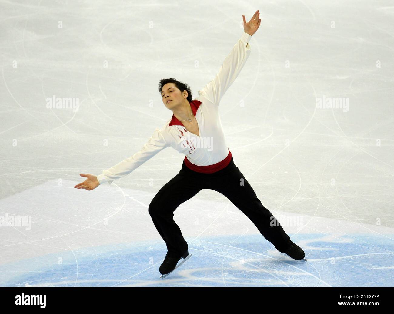 Switzerland's Jamal Othman performs the Men's short program at the ...