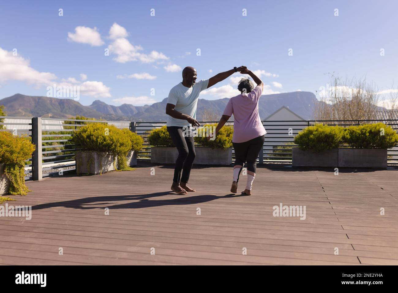 African american retired female dancing hi-res stock photography and ...