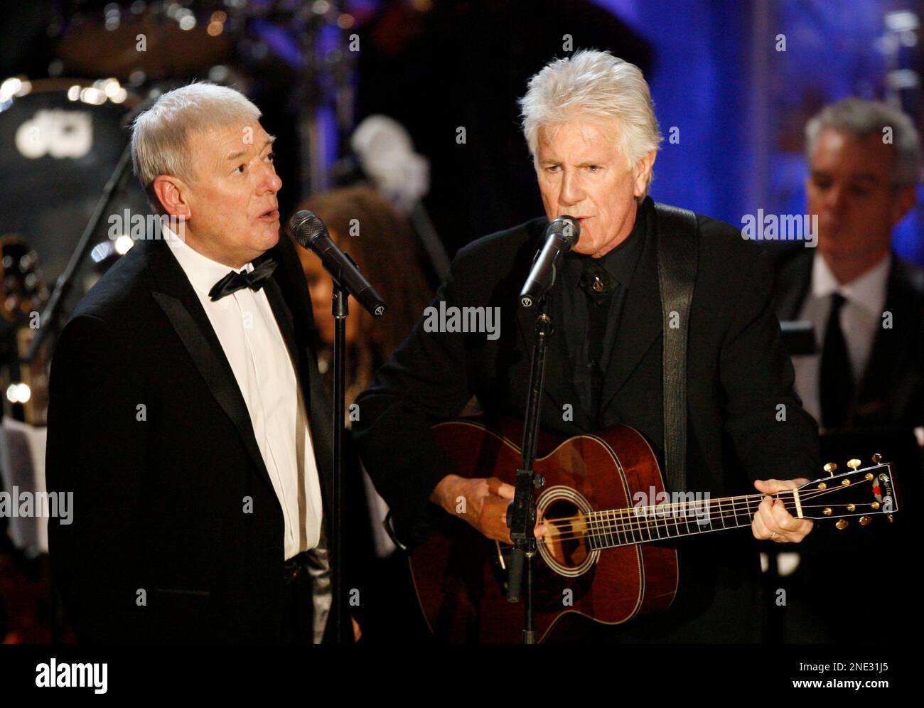 Allan Clarke, left, and Graham Nash, both founding members of The ...