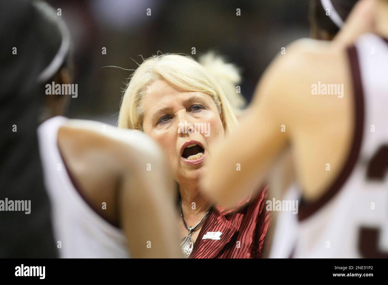 Mississippi State's coach Sharon Fanning-Otis during the NCAA first ...