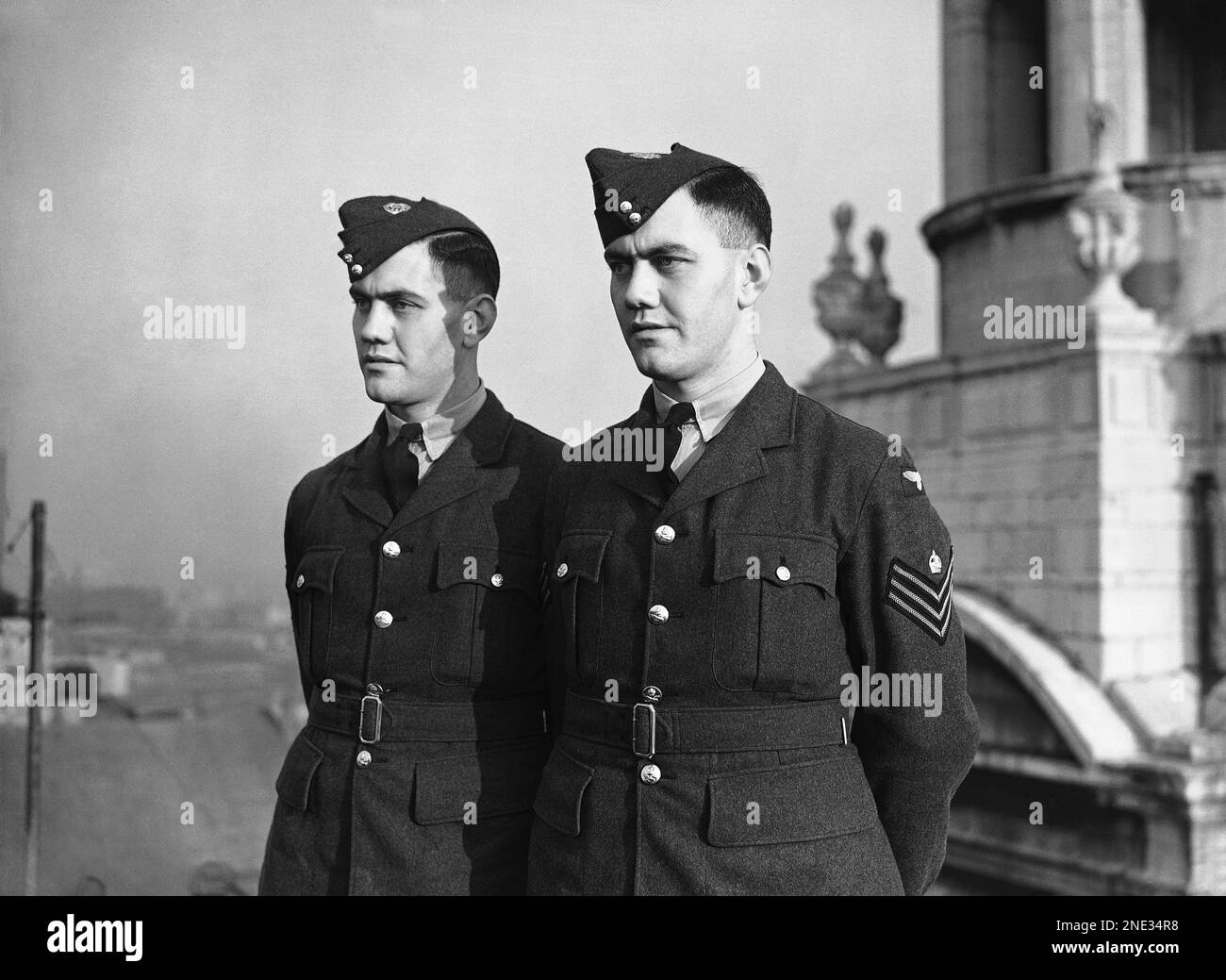 The Bedser twins, Eric and Alec, young Surrey cricketers both now in ...