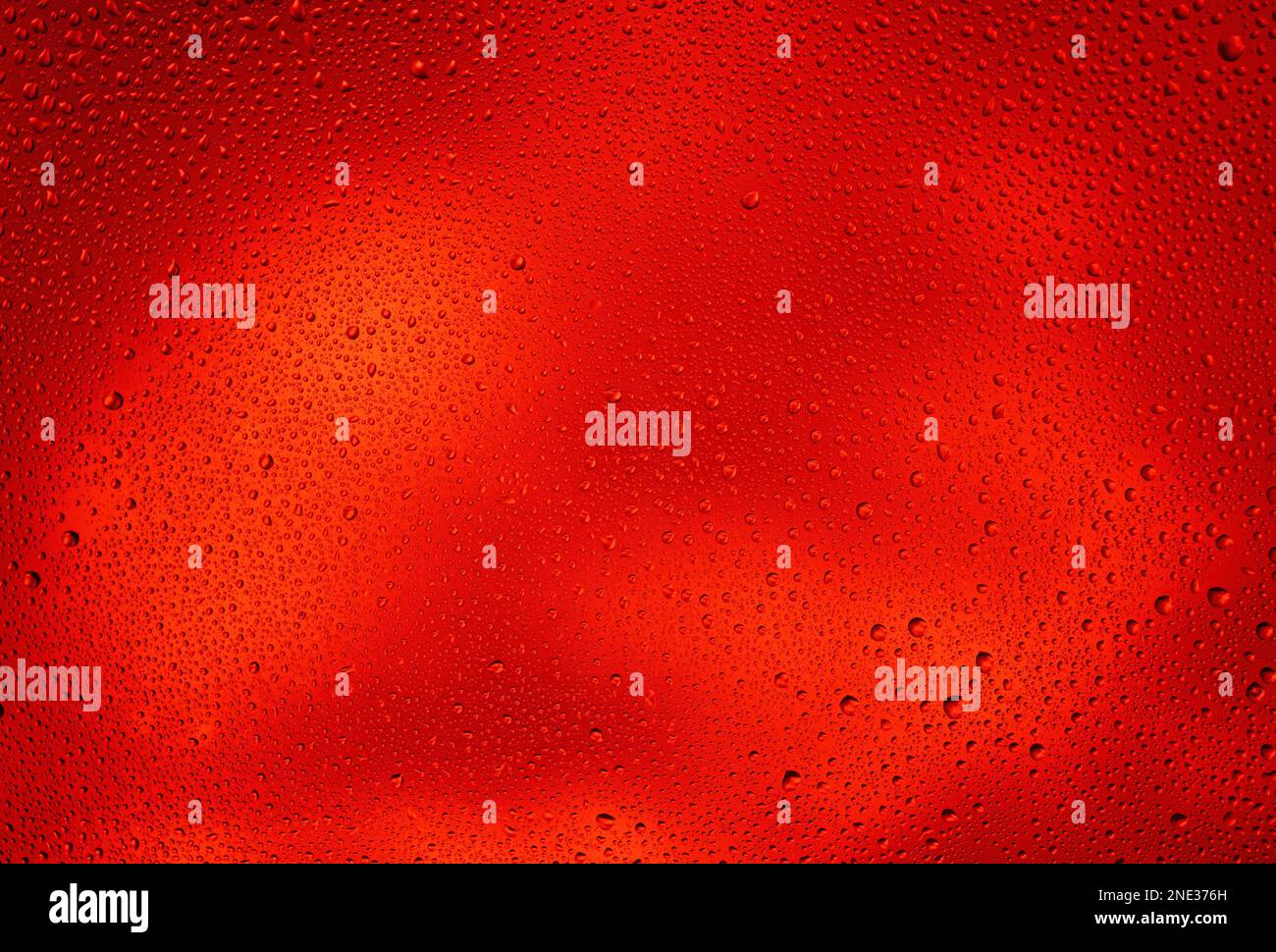 Glowing red background with contrasting water drops Stock Photo - Alamy
