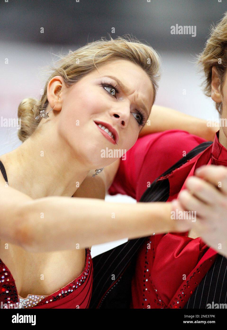 Britain's Christina Chitwood and Mark Hanretty perform during a ...