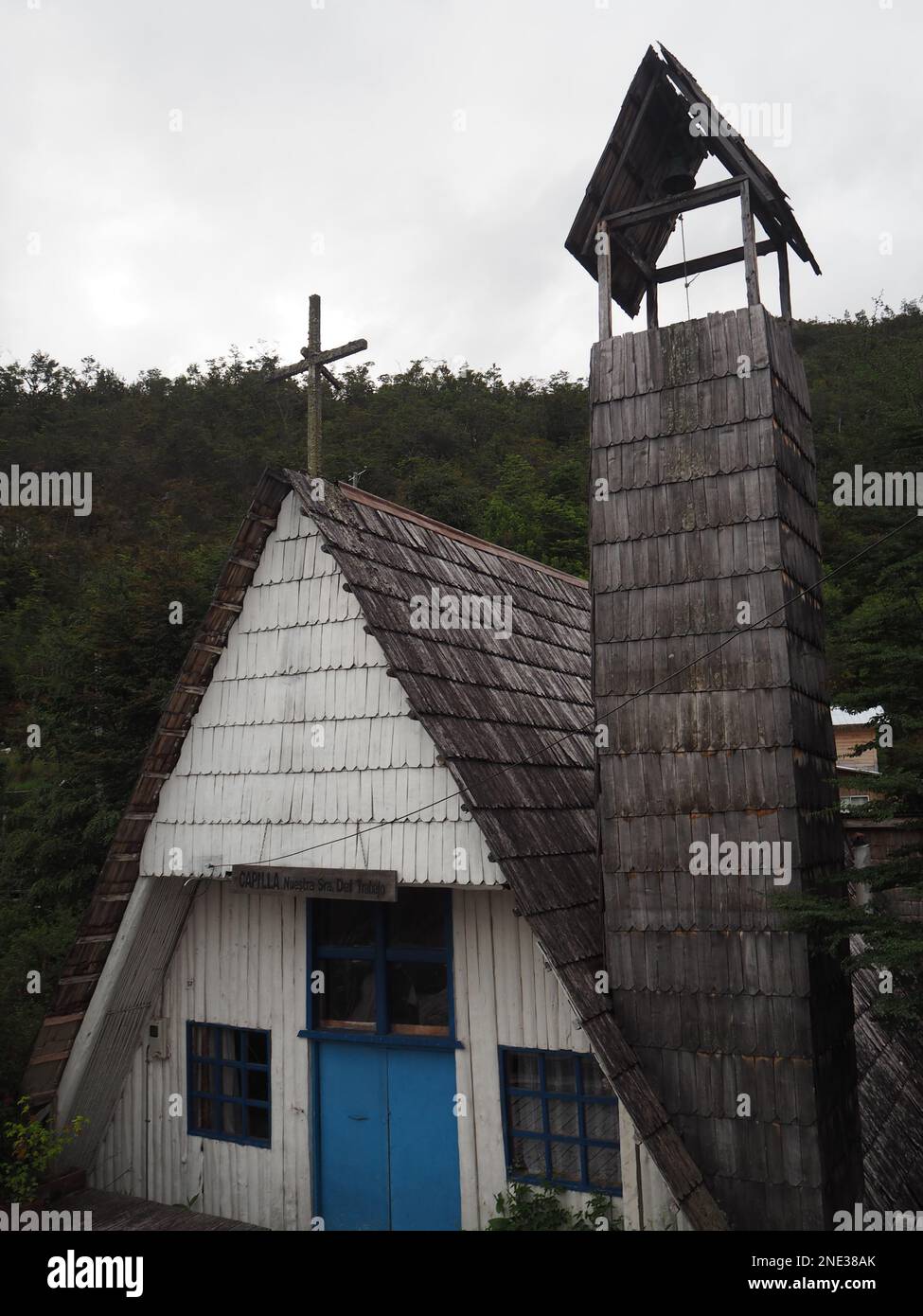 Caleta tortel church hi-res stock photography and images - Alamy