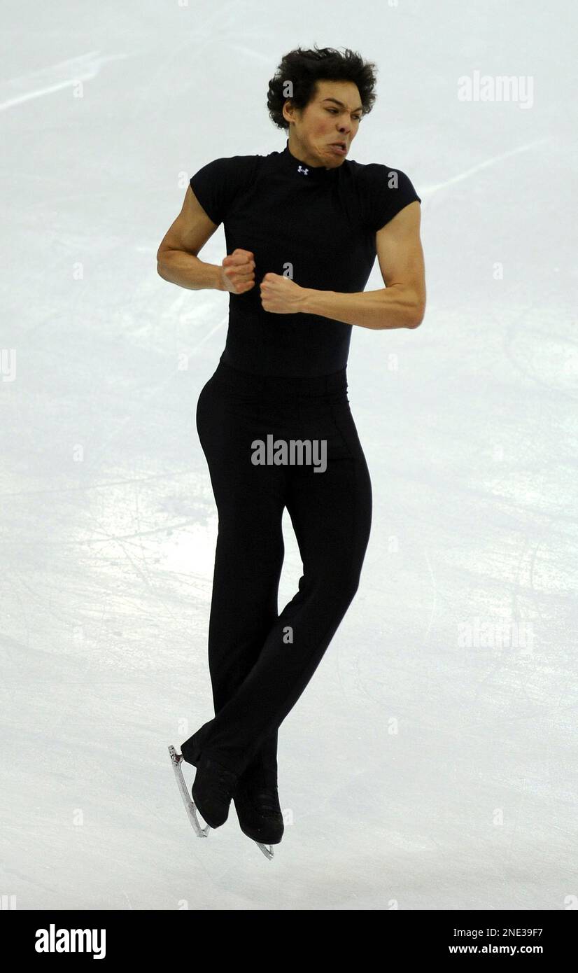 Switzerland's Jamal Othman performs during a training session at the ...