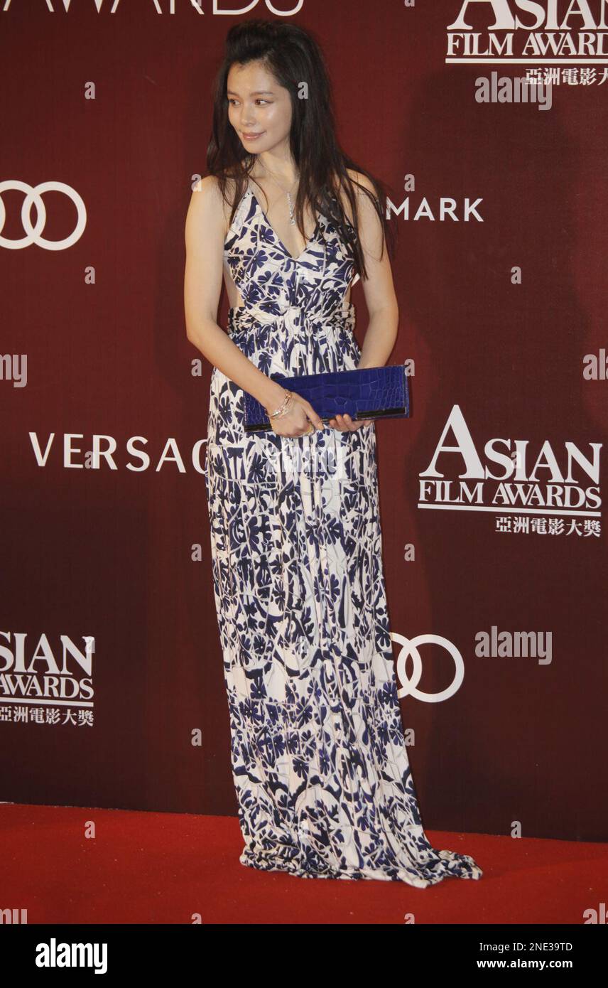 Taiwan's actress Vivian Hsu poses on the red carpet of the Asian Film ...