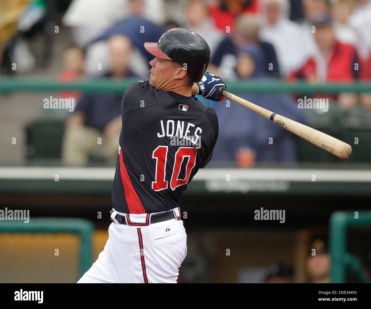 Atlanta Braves' Chipper Jones during the first inning of a spring ...