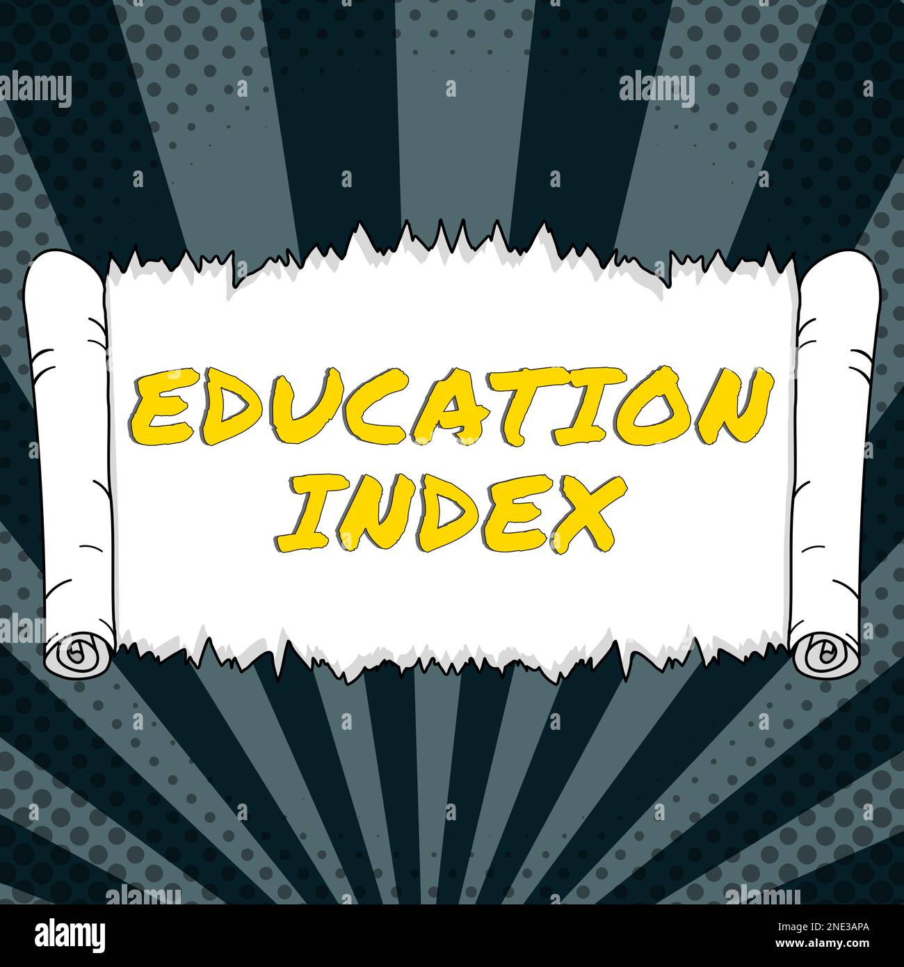 Hand writing sign Education Index. Conceptual photo aiming to meet ...