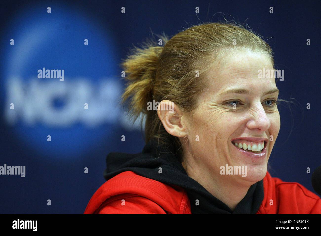 St. John's head coach Kim Barnes Arico during a news conference at the ...