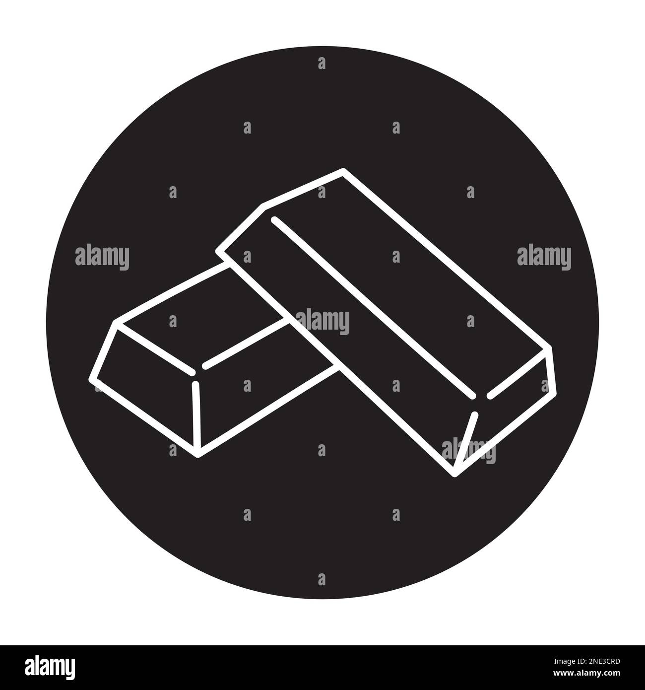 Silver bars color line icon. Precious stones. Pictogram for web page ...