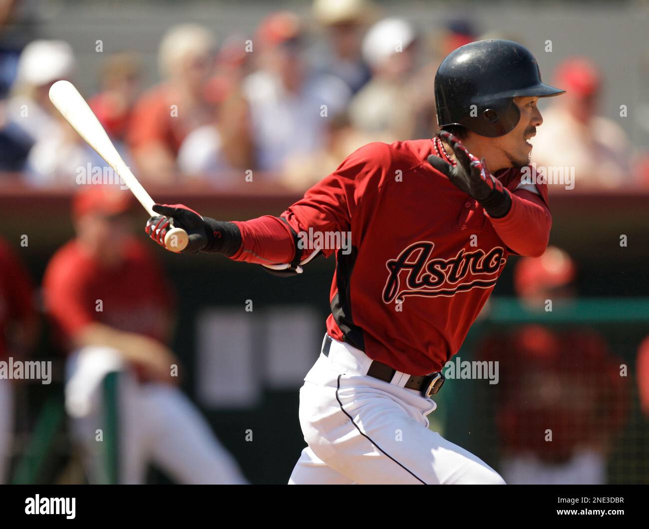 Houston Astros' Kazuo Matsui during a spring training baseball game ...