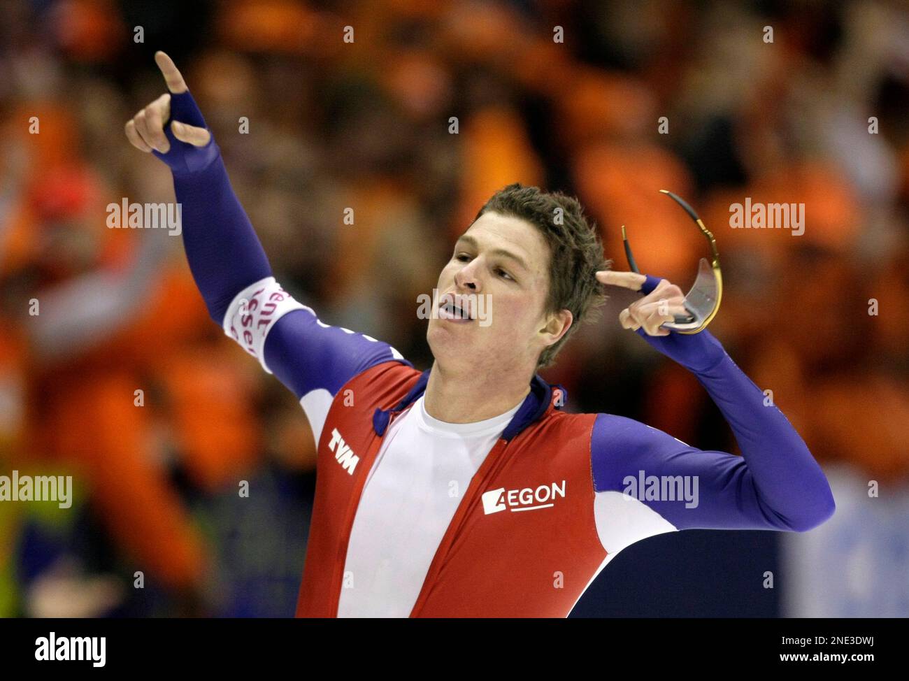 New World Champion speed skating allround Sven Kramer of the ...