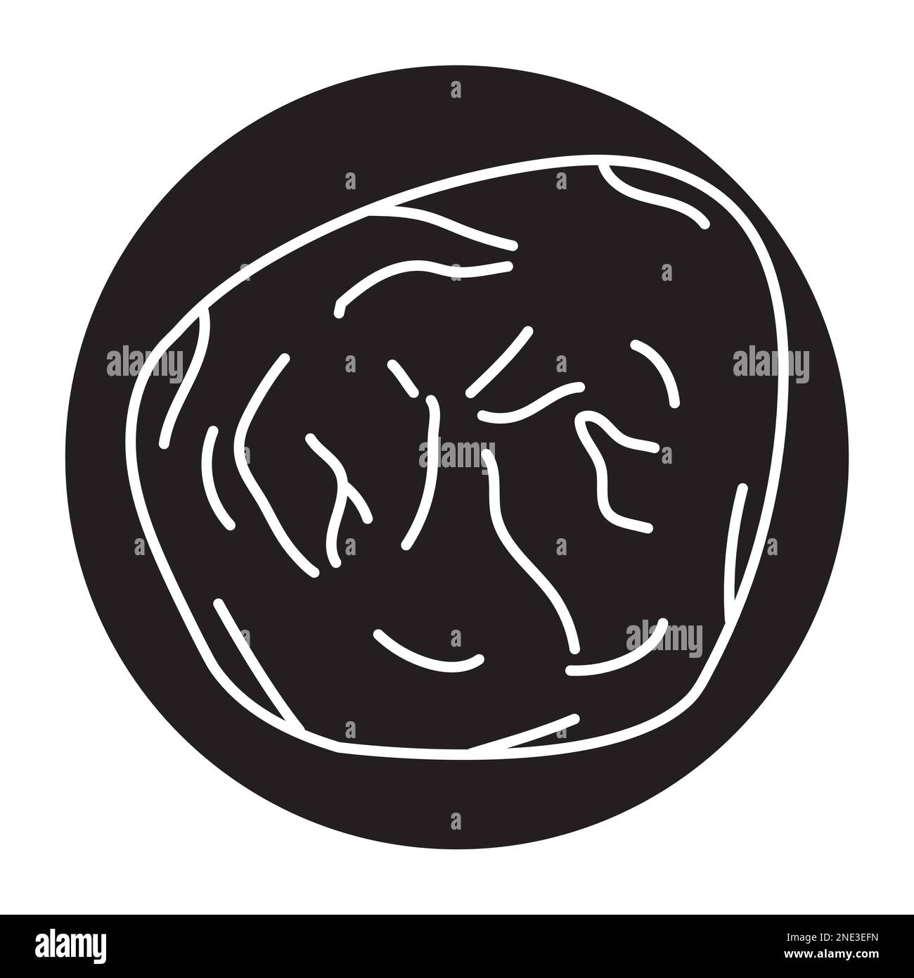 Black tourmaline mineral Stock Vector Images - Alamy