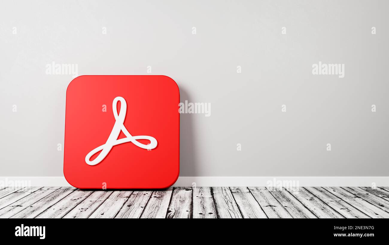 Adobe acrobat reader app hi-res stock photography and images - Alamy