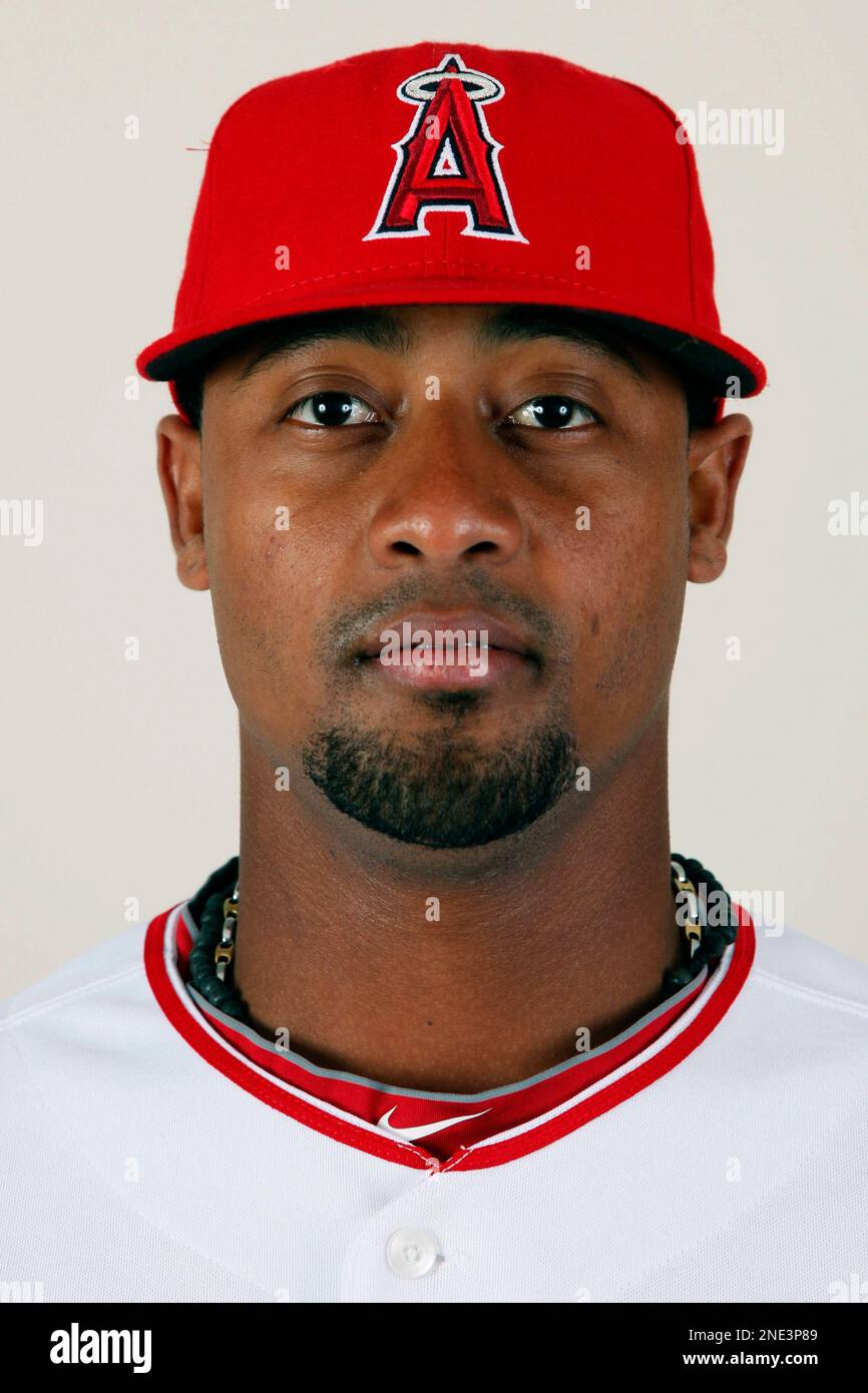 This is a 2010 photo of Alberto Rosario of the Los Angeles Angels ...
