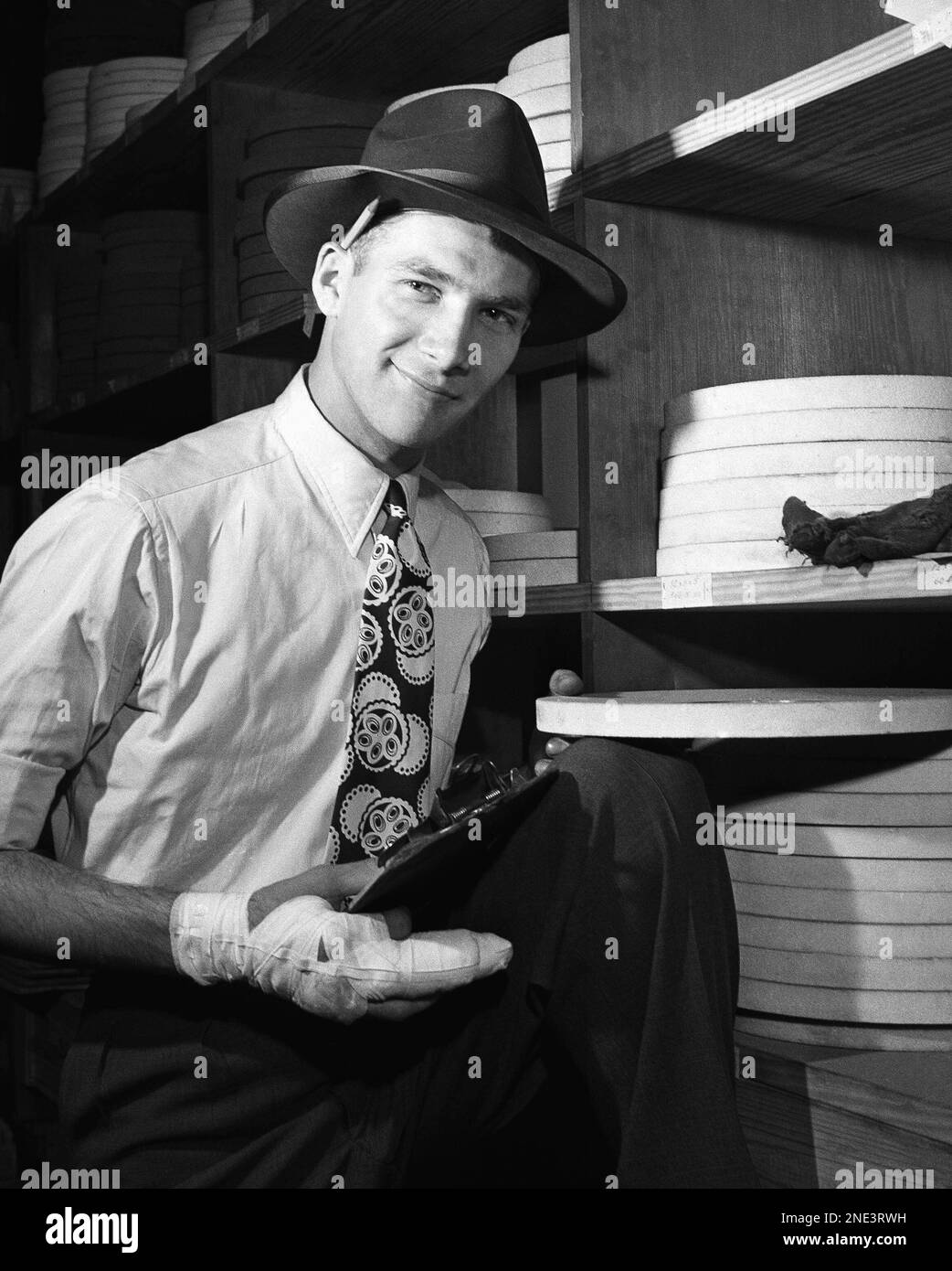 Hal Newhouser, Detroit Tigers pitcher named the most valuable player in ...