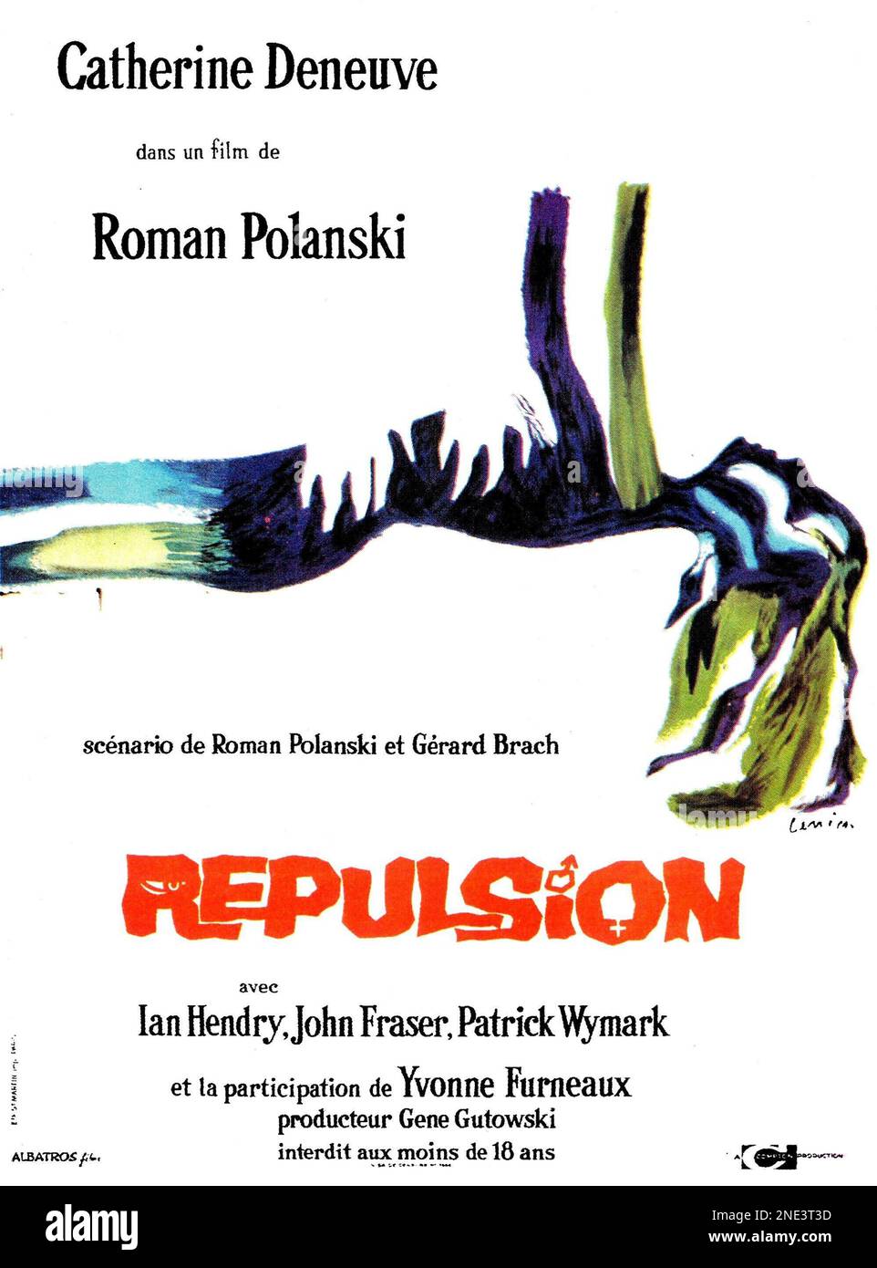 REPULSION (1965), directed by ROMAN POLANSKI. Credit: COMPTON-TEKLI ...