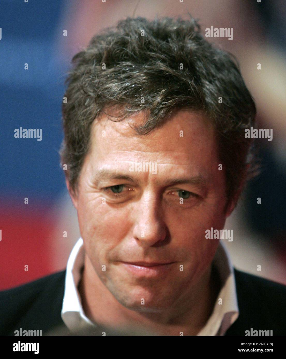 British Actor Hugh Grant arrives for the Laureus Awards in Abu Dhabi ...