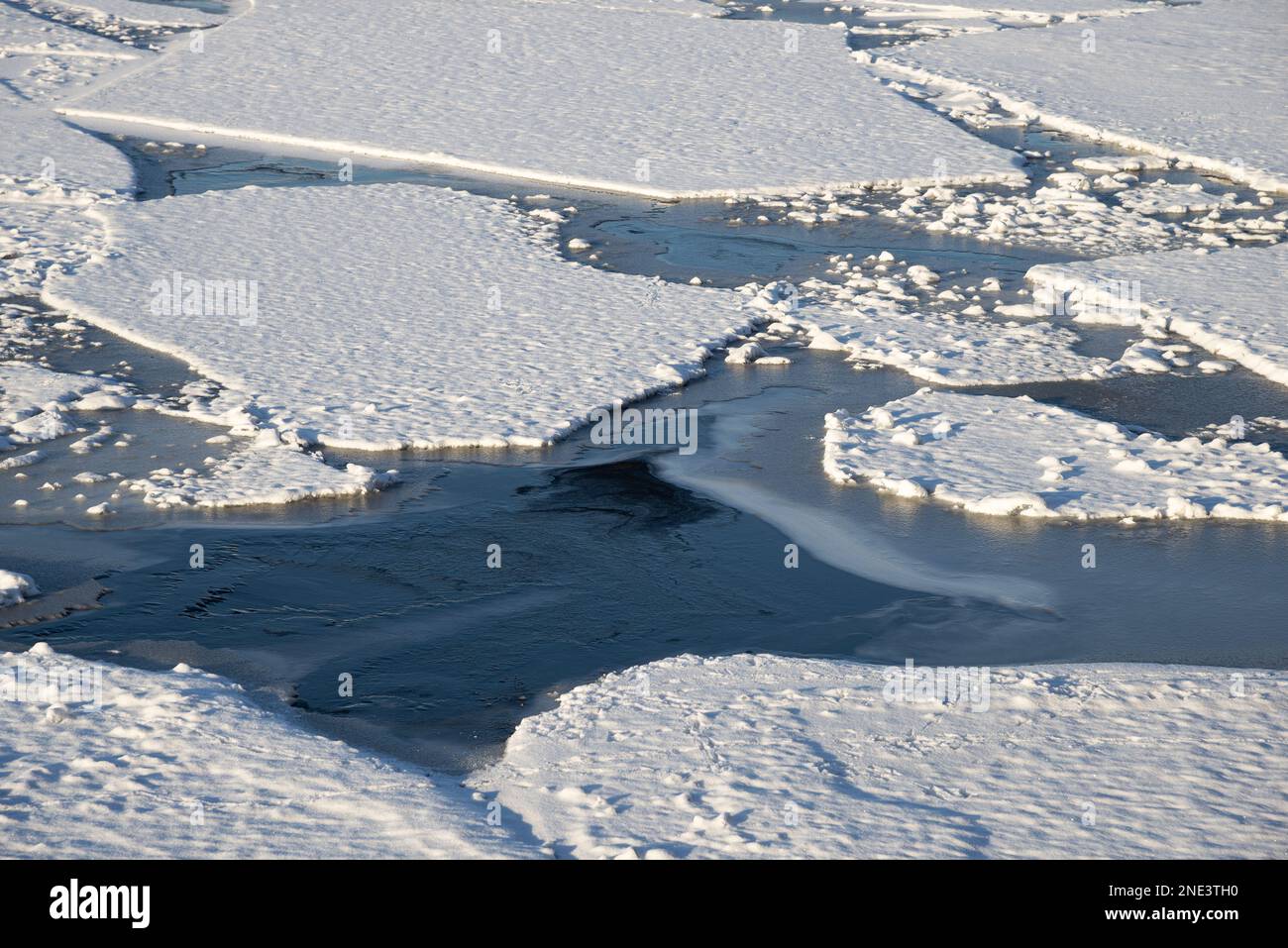 Spring ice melting on river hi-res stock photography and images - Alamy
