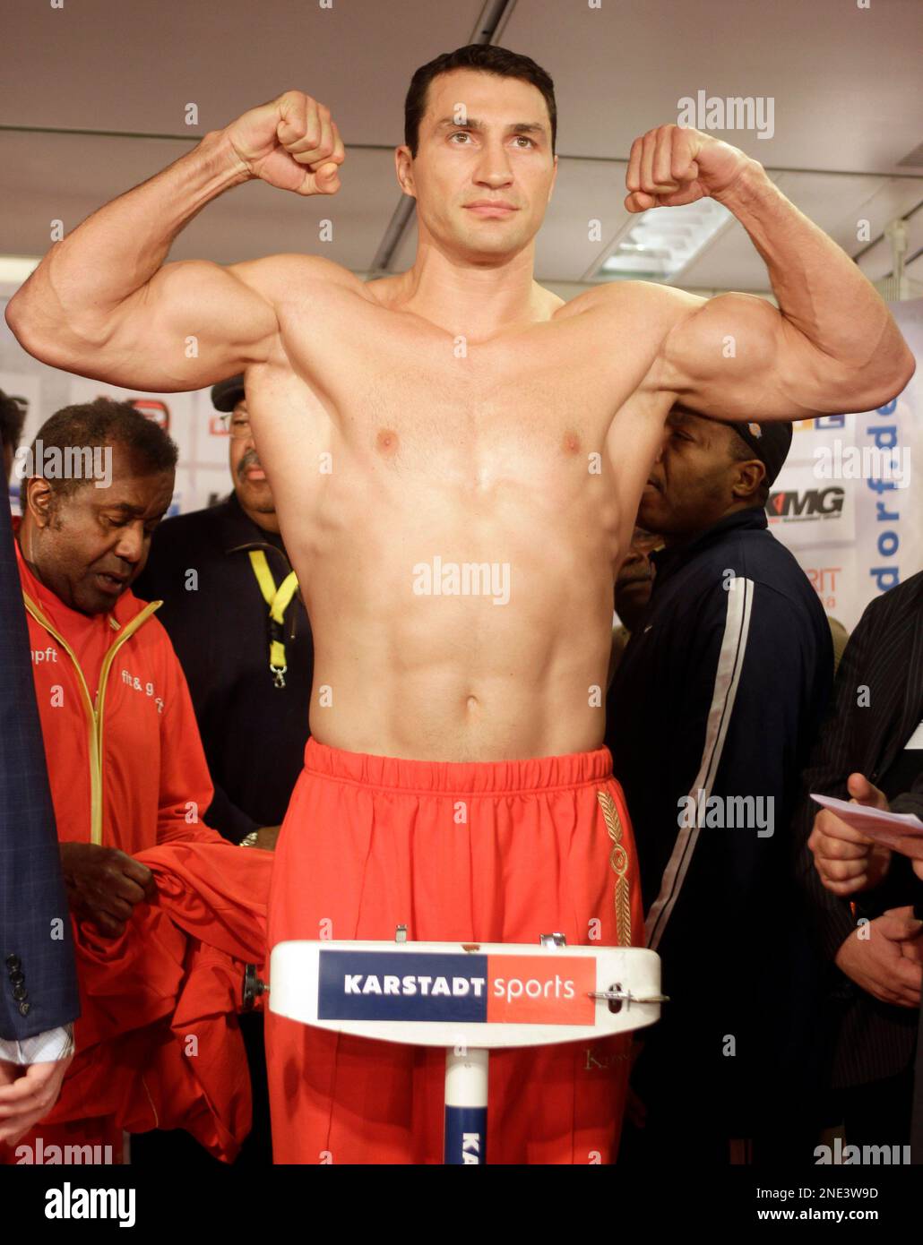 Heavy weight box champion Wladimir Klitschko from Ukraine is seen ...