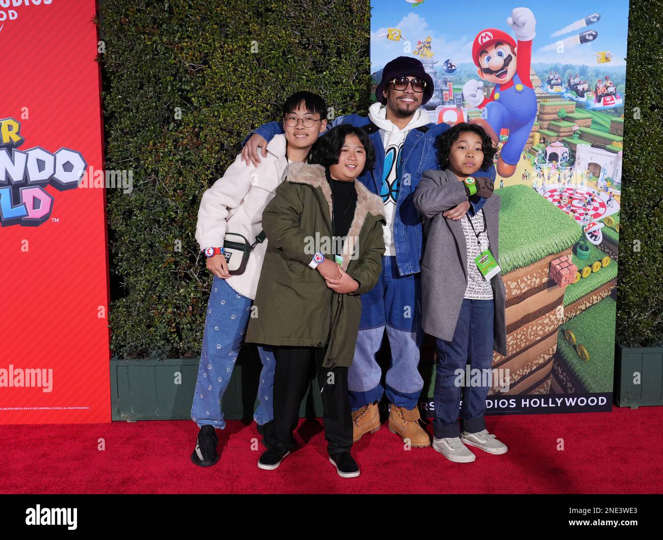 Los Angeles, USA. 15th Feb, 2023. (L-R) Guests, Anderson .Paak and Soul ...