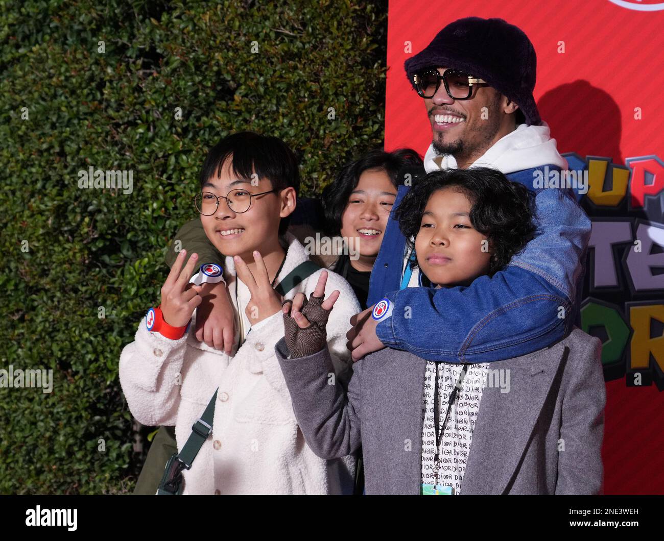 Los Angeles, USA. 15th Feb, 2023. (L-R) Guests, Anderson .Paak and Soul ...