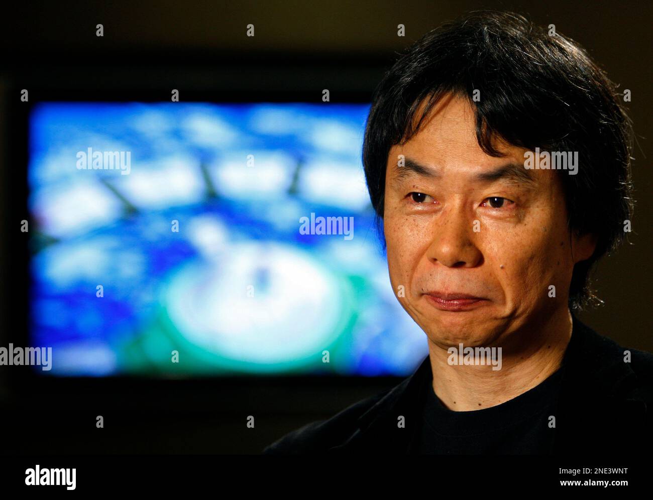 Shigeru Miyamoto, Japanese video game designer and producer is seen ...