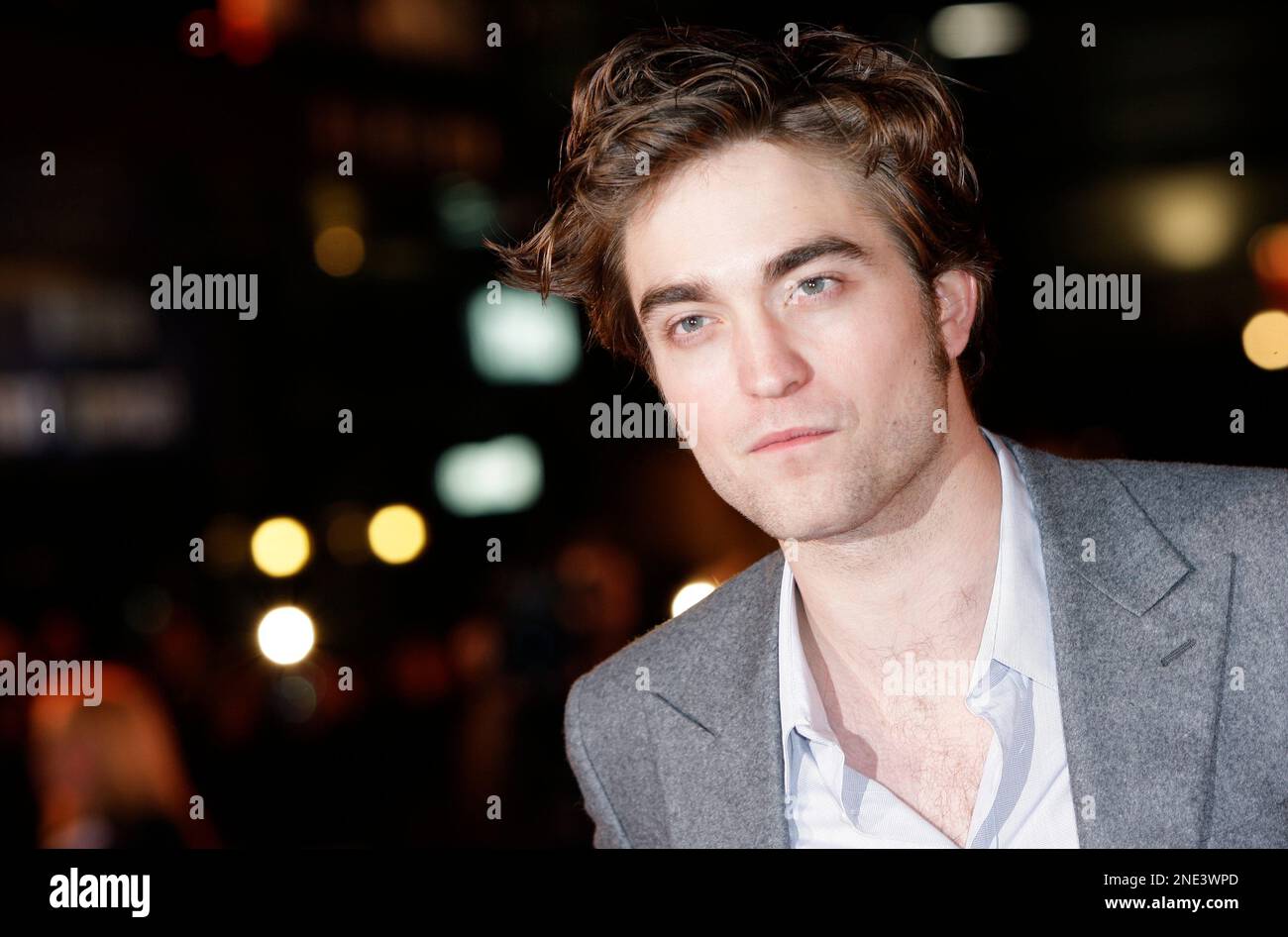 British actor Robert Pattinson arrives on the red carpet for the UK ...