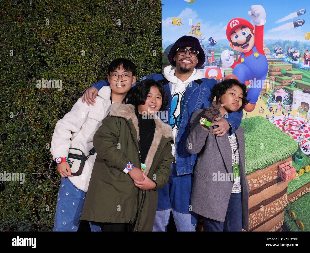 Los Angeles, USA. 15th Feb, 2023. (L-R) Guests, Anderson .Paak and Soul ...