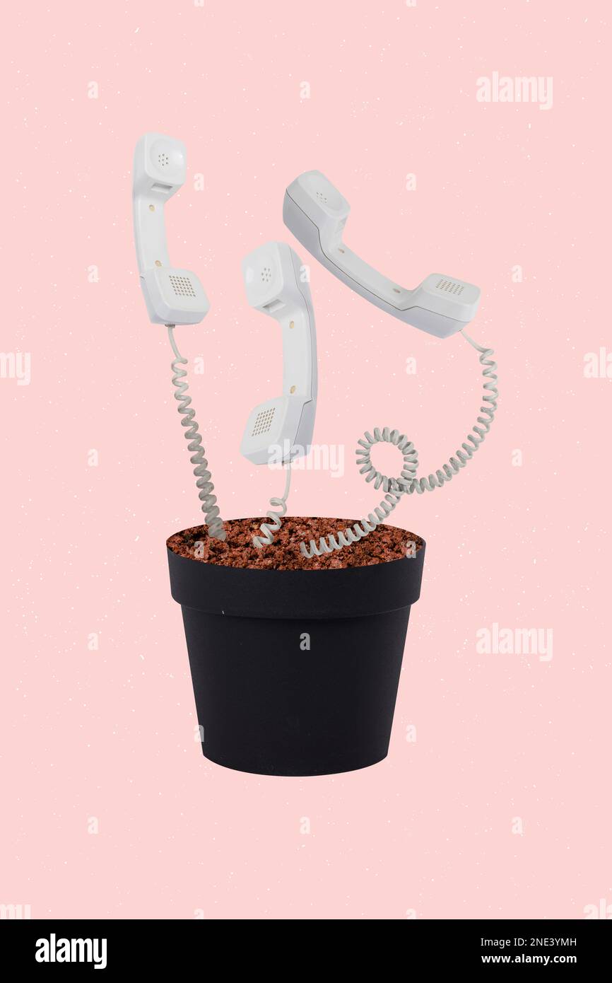 Composite creative artwork absurd collage photo of white old vintage ...