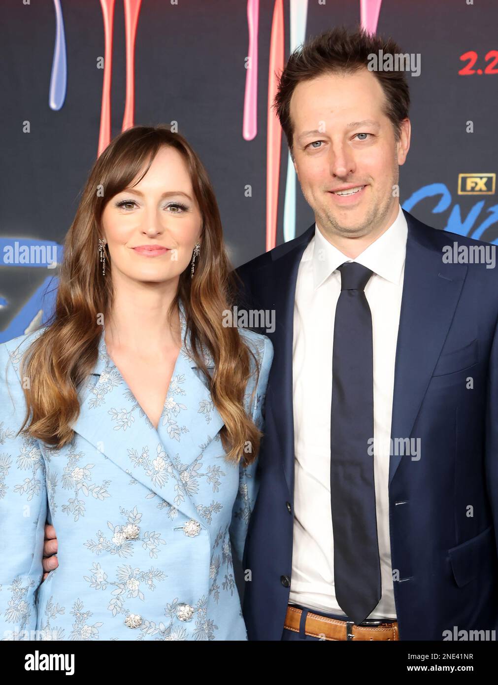 Los Angeles, California, USA. 15th Feb, 2023. Dave Andron, Ahna O ...