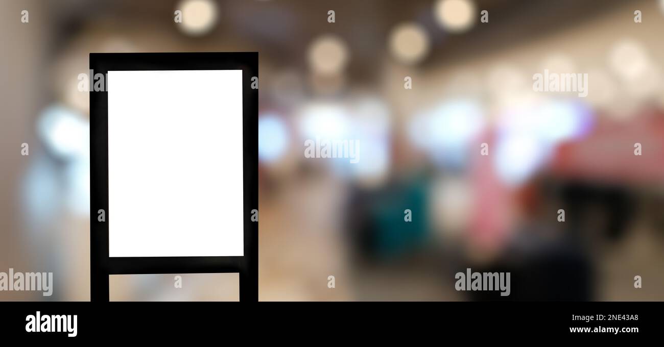 Stand Mock up Menu frame tent card blurred background design key visual ...